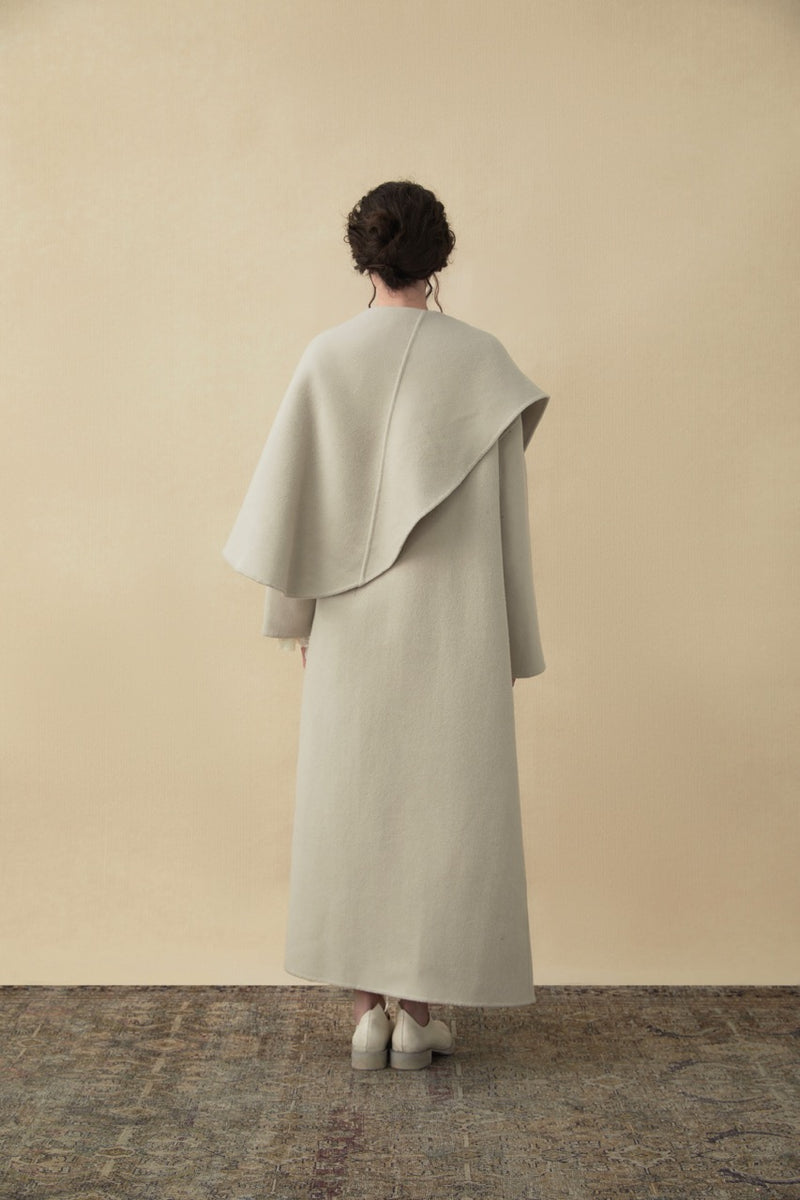 Light Grey Shawl Coat – Atomicfield