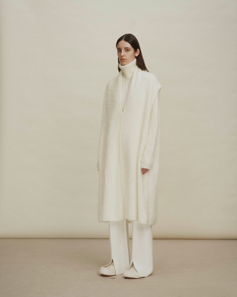 Wool Folded Front Split Trousers – Atomicfield