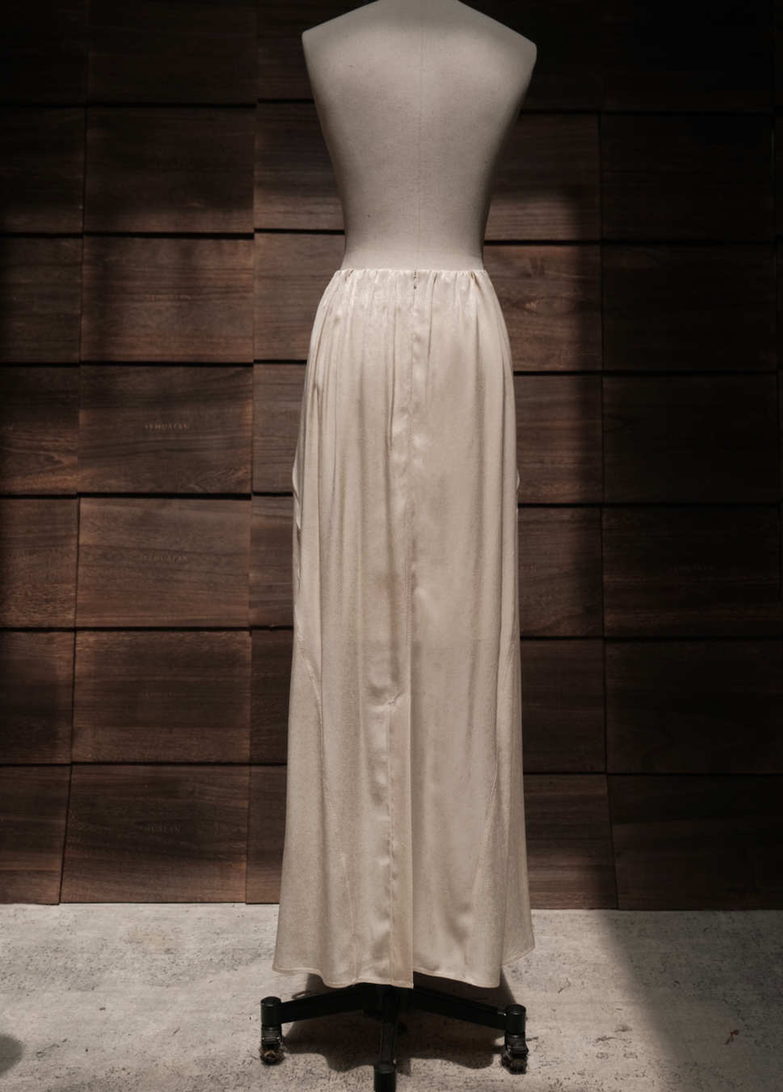 Jacquard silk elastic cord half skirt – Atomicfield