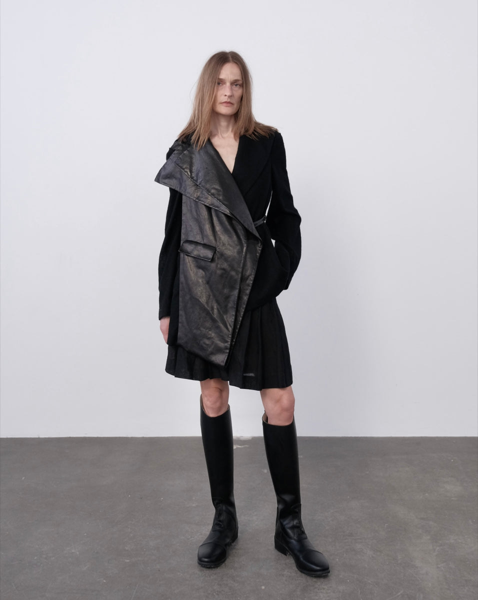 Leather panel jacket – Atomicfield