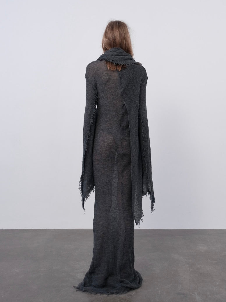 Wool patchwork scarf long skirt – Atomicfield