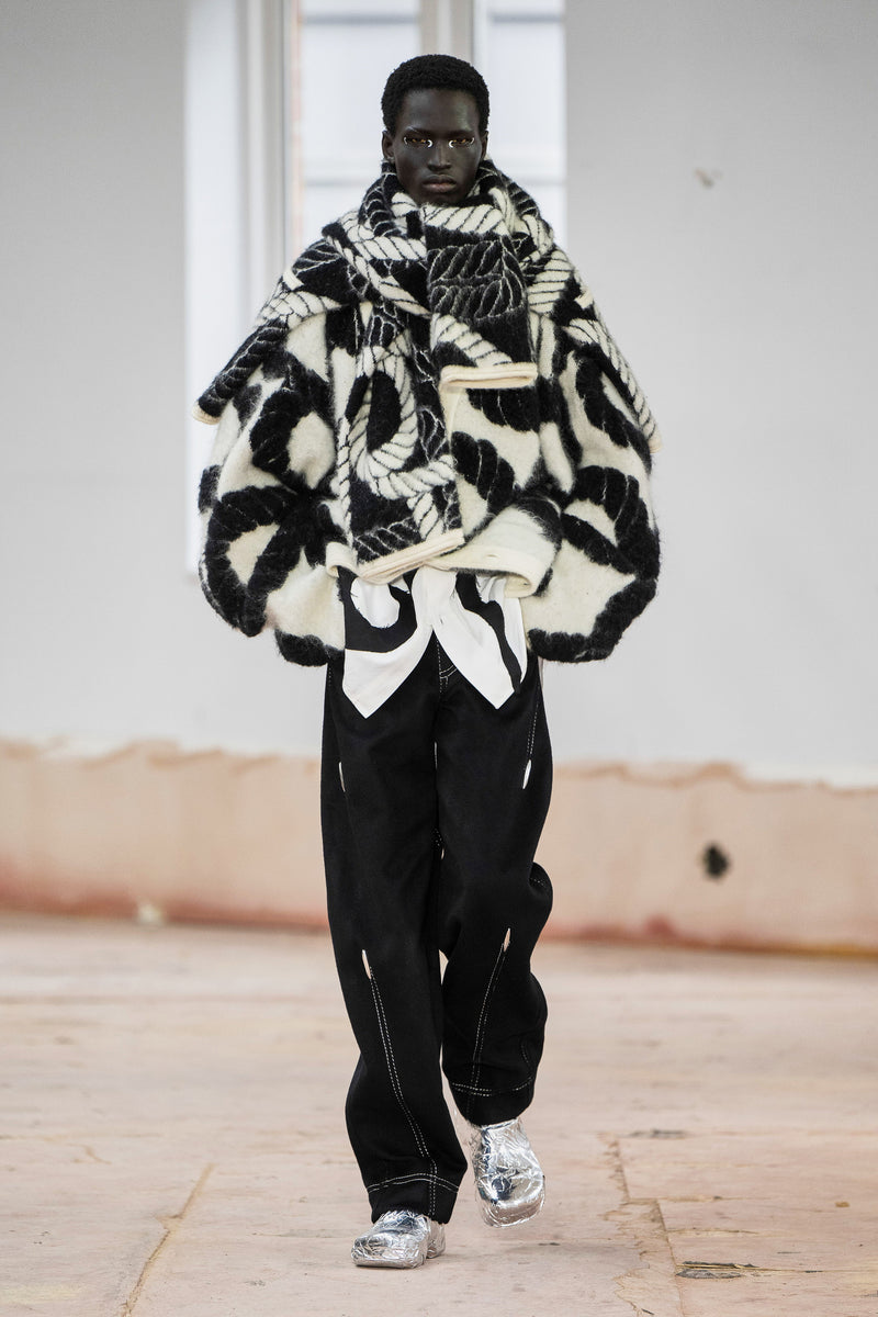 Double-Sided Infinity Rope Knitted Cardigan – Atomicfield