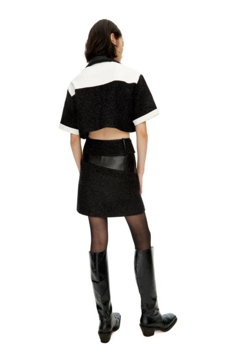 Shiny Wool Belt Skirt – Atomicfield