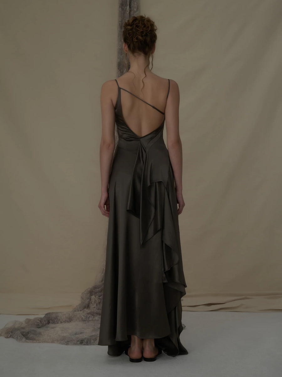 Acetate pleated three-dimensional dress – Atomicfield