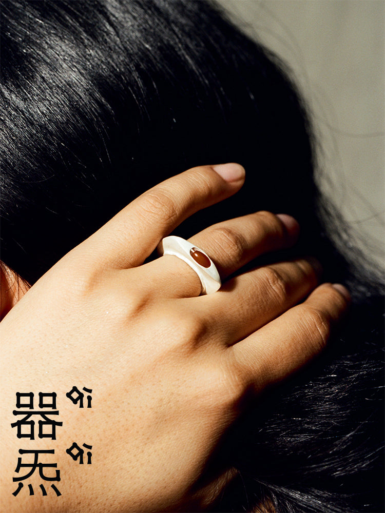 Wafer Amber Ring – Atomicfield