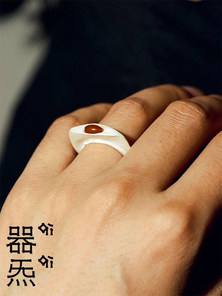 Wafer Amber Ring – Atomicfield