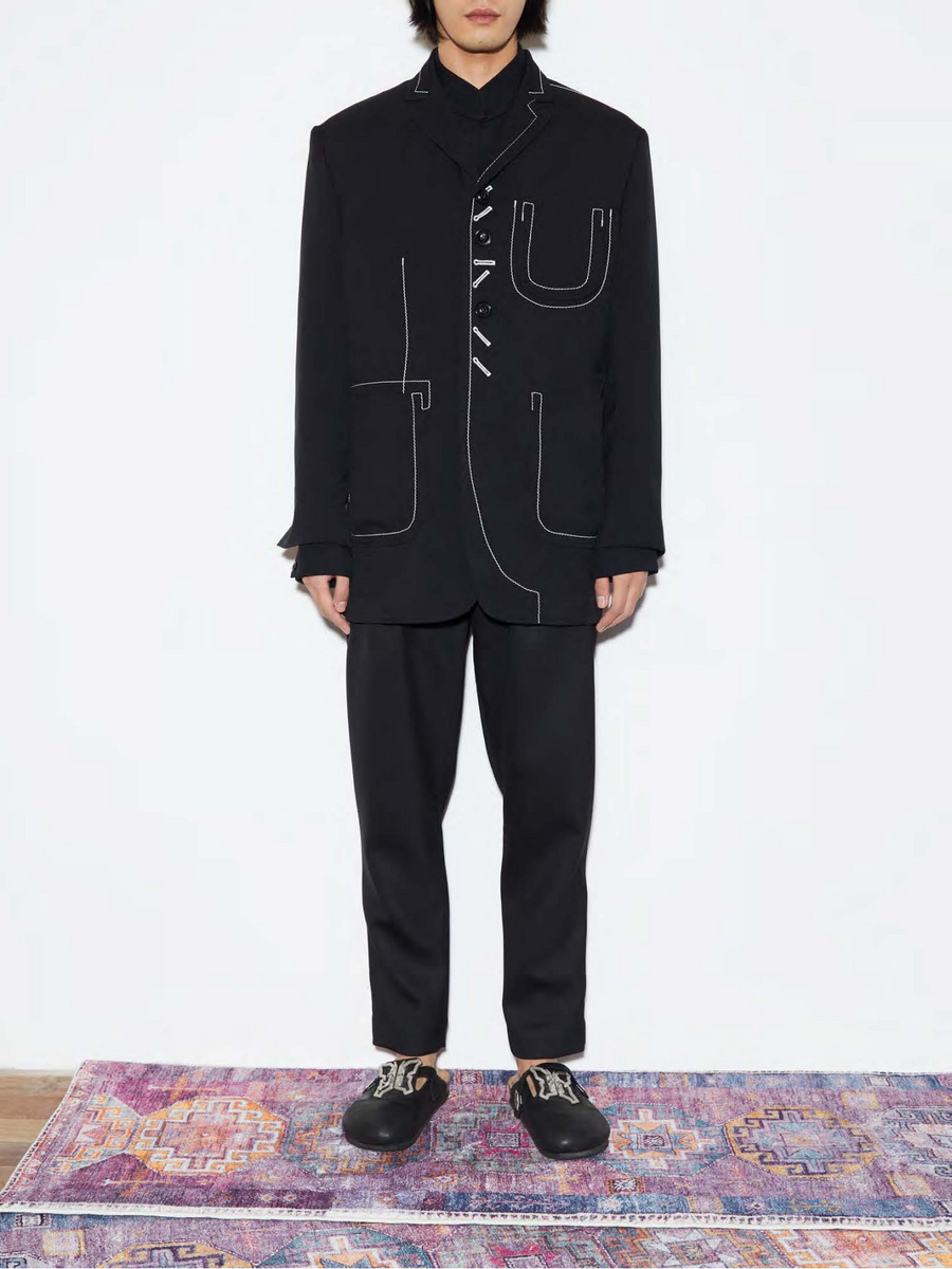 CONTRAST STITCH JACKET – Atomicfield